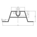 Mostek Trapezowy Wys=40mm L:470mm bez EPDM > J-Point sp. z o.o ...
